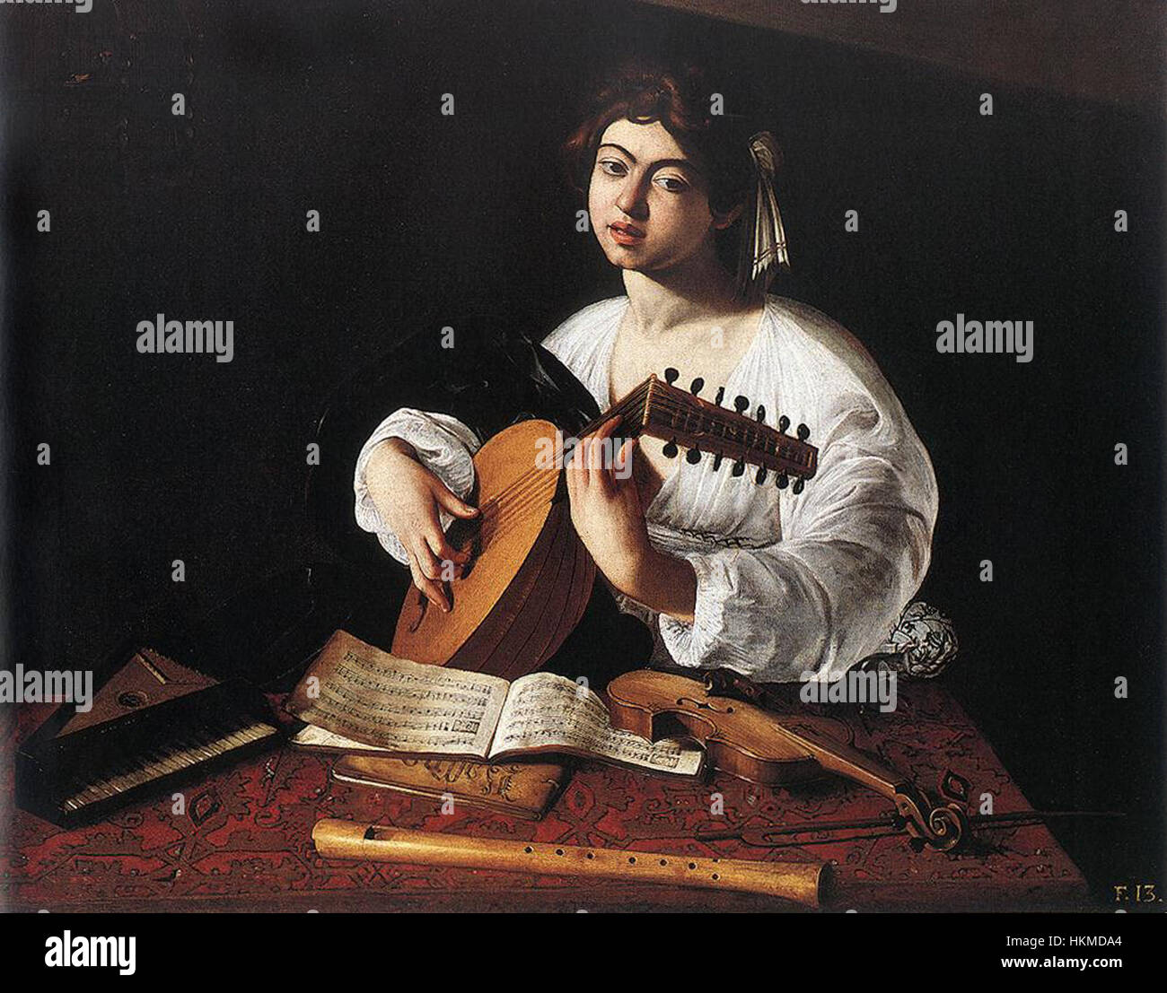 Caravaggio’s 1596 painting, 'The Lute Player', demonstrates his ...