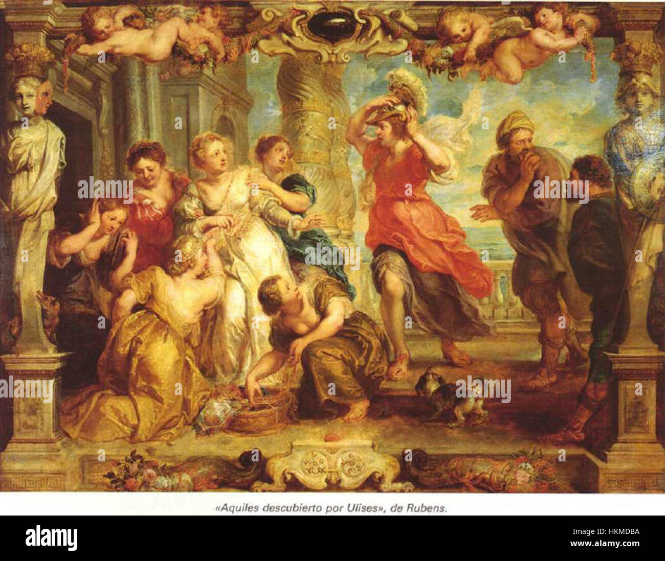 This painting, attributed to Rubens, depicts the ancient Greek hero ...