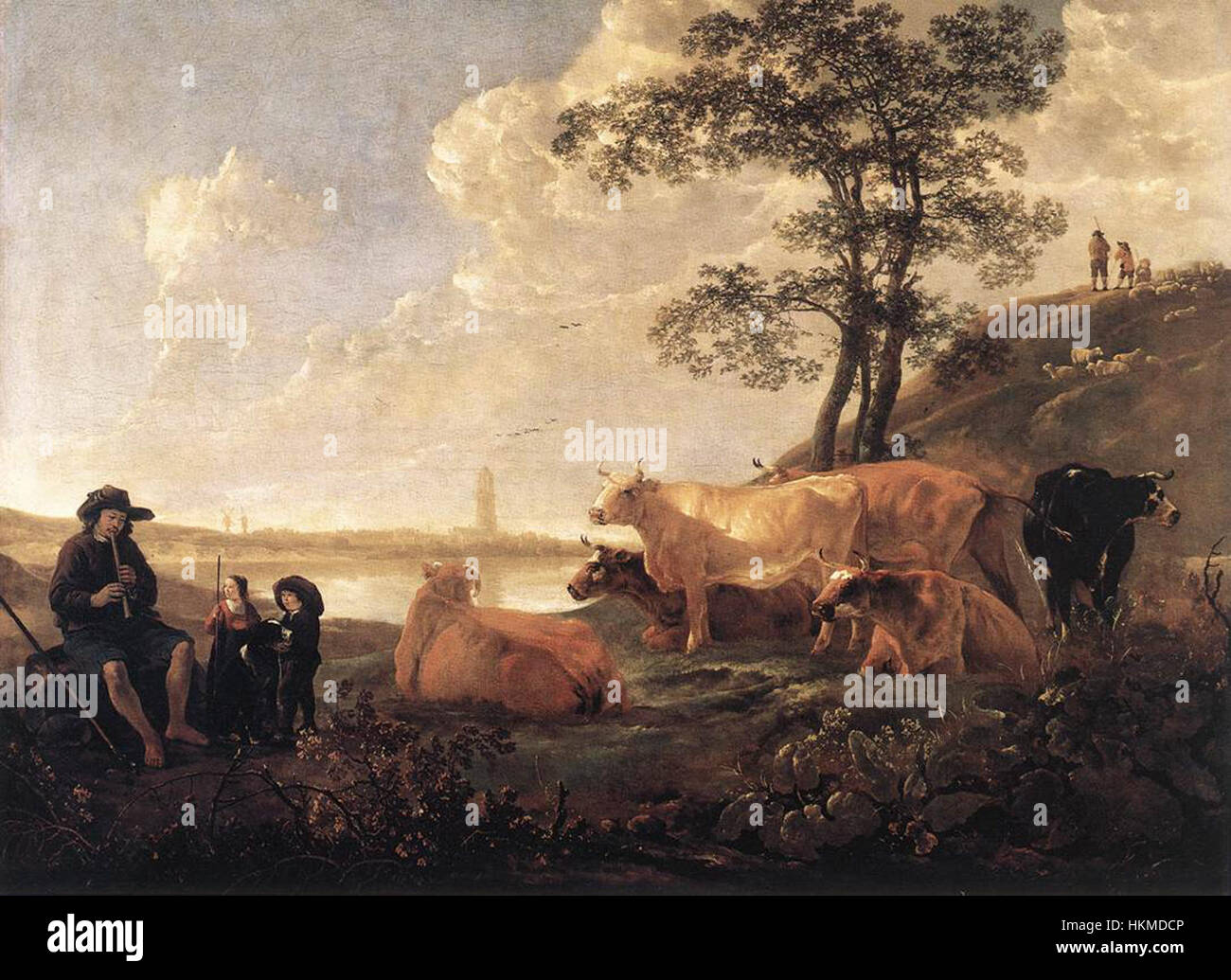 *Aelbert Cuyp*’s *Landscape near Rhenen* portrays the serene Dutch ...