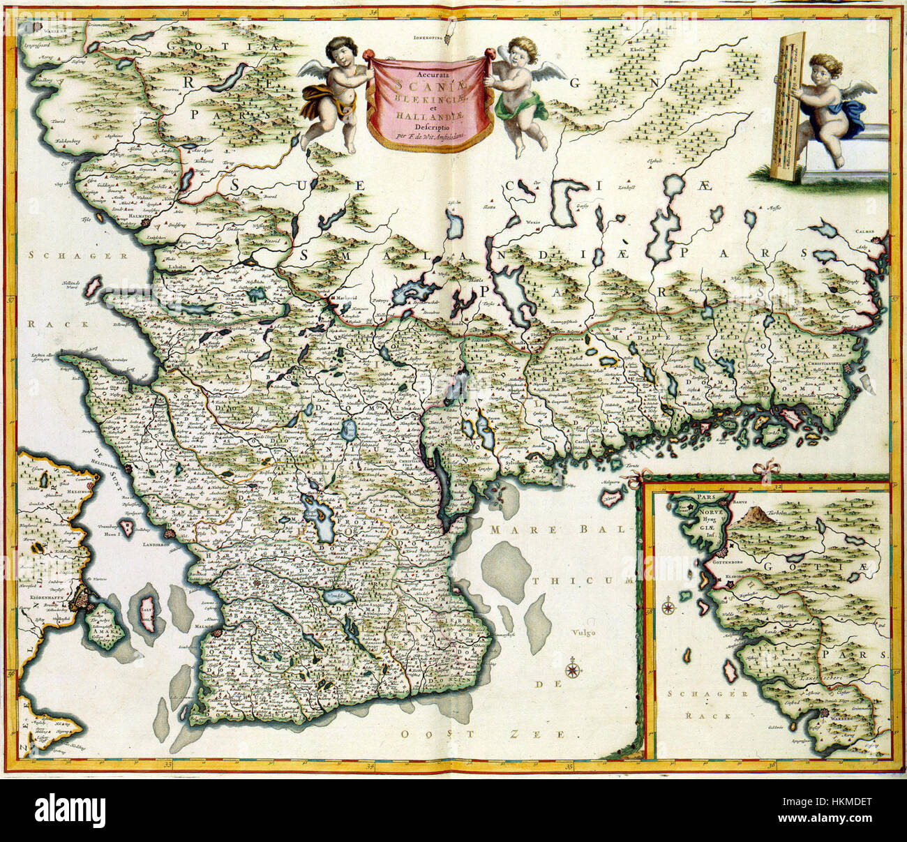 This map, created by Atlas Van der Hagen, presents a detailed ...