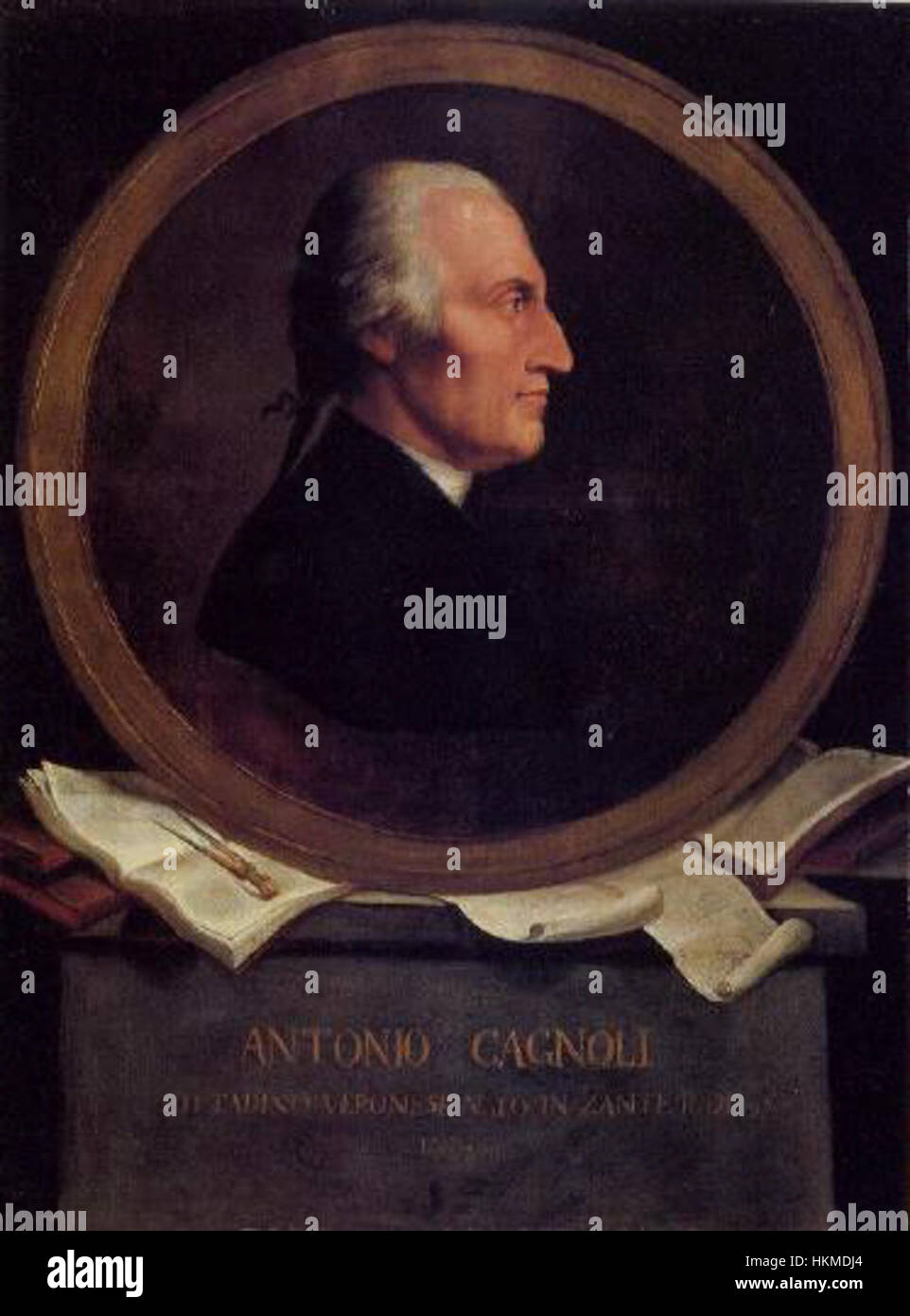 A classic work by the artist A. Cagnoli, known for his expressive use ...