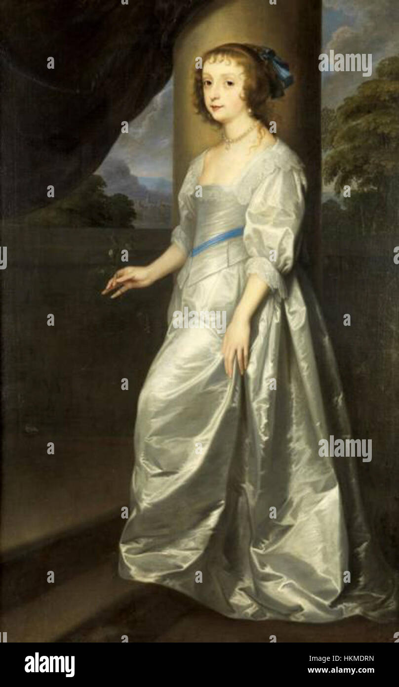 Dyck Lady Mary Villiers Stock Photo - Alamy