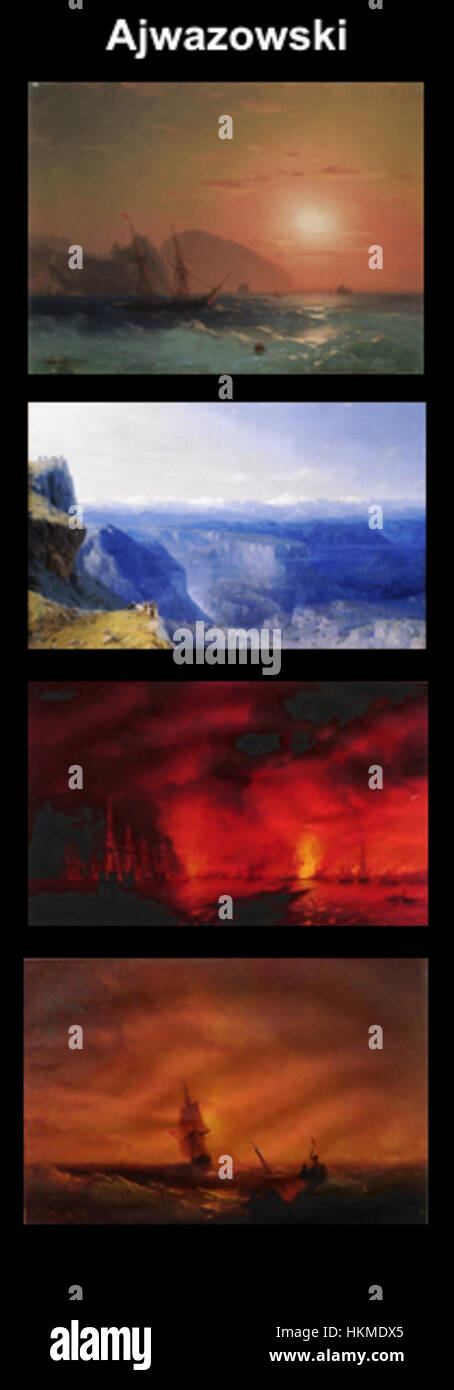 This painting, attributed to the artist Ajwazowski, is an example of ...