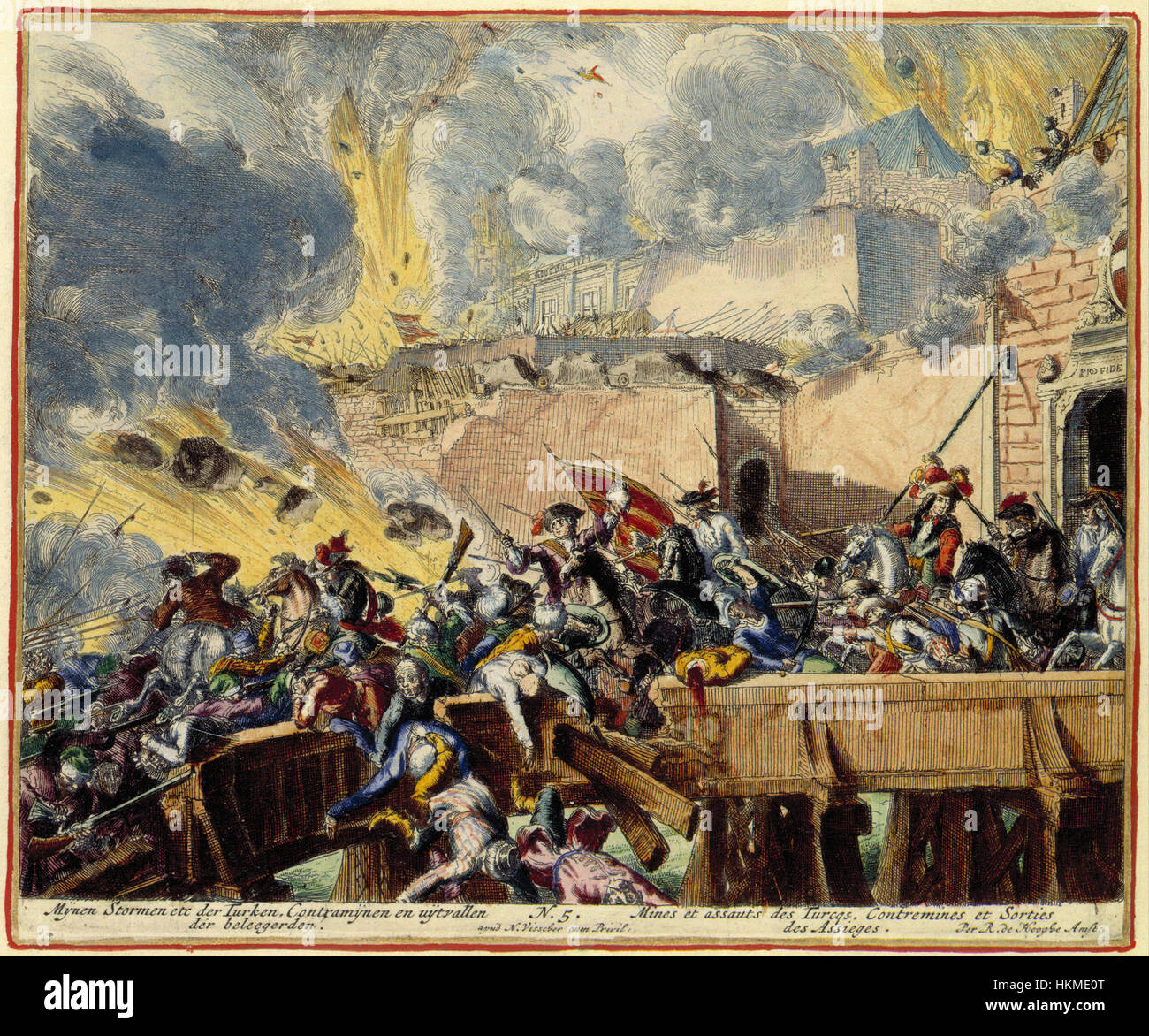 This 18th-century artwork by Atlas Van der Hagen depicts the mining ...