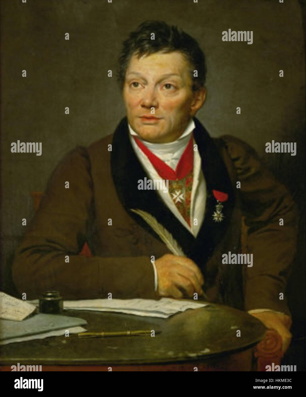 'Alexandre Lenoir' by Jacques Louis David is a historical portrait of ...