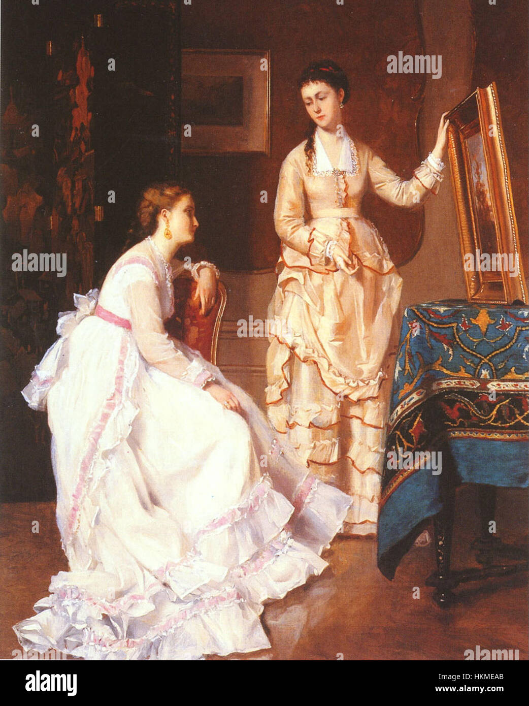 The connoisseurs paint hi-res stock photography and images - Alamy