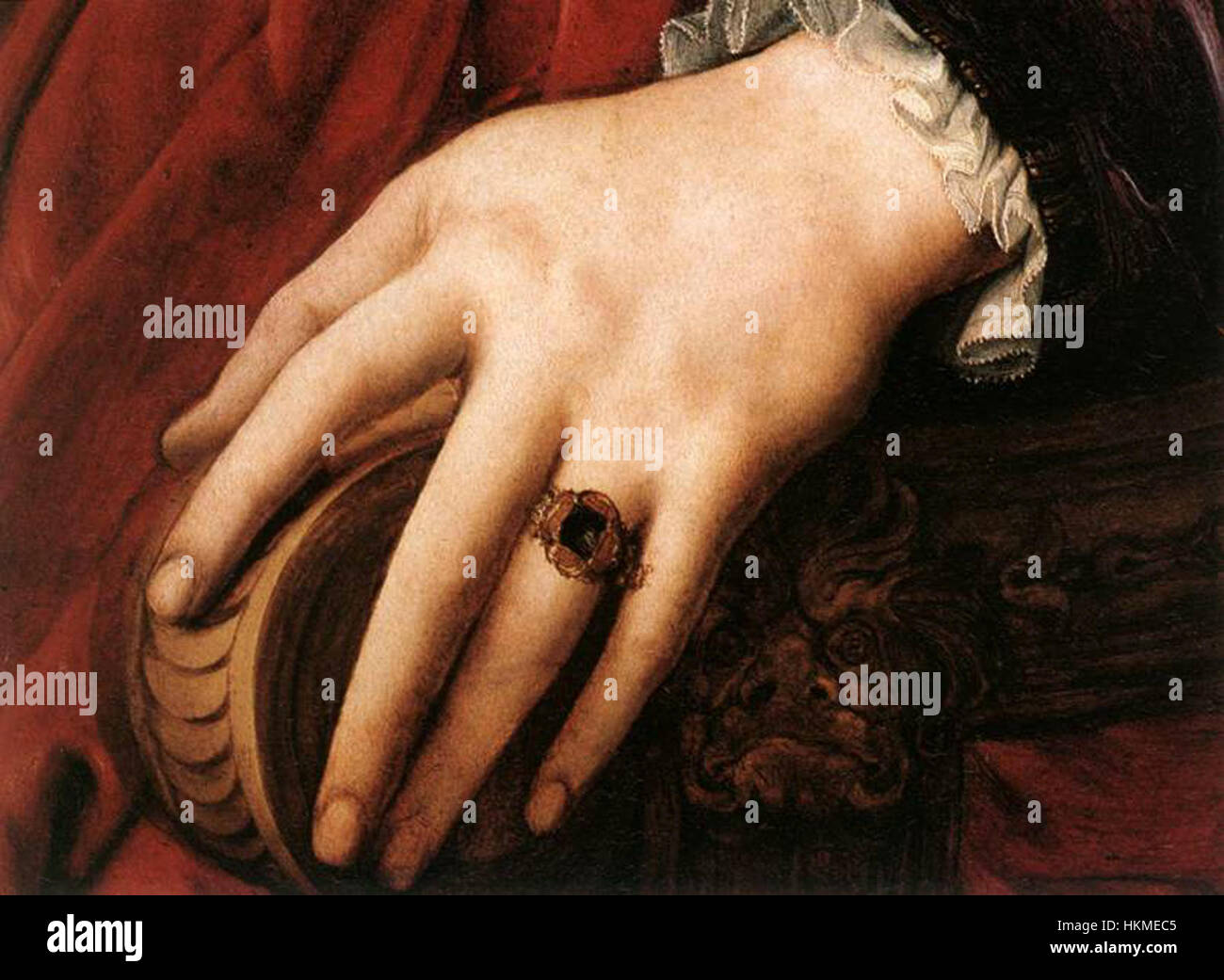 This detailed portrait by Angelo Bronzino of Lucrezia Panciatichi ...