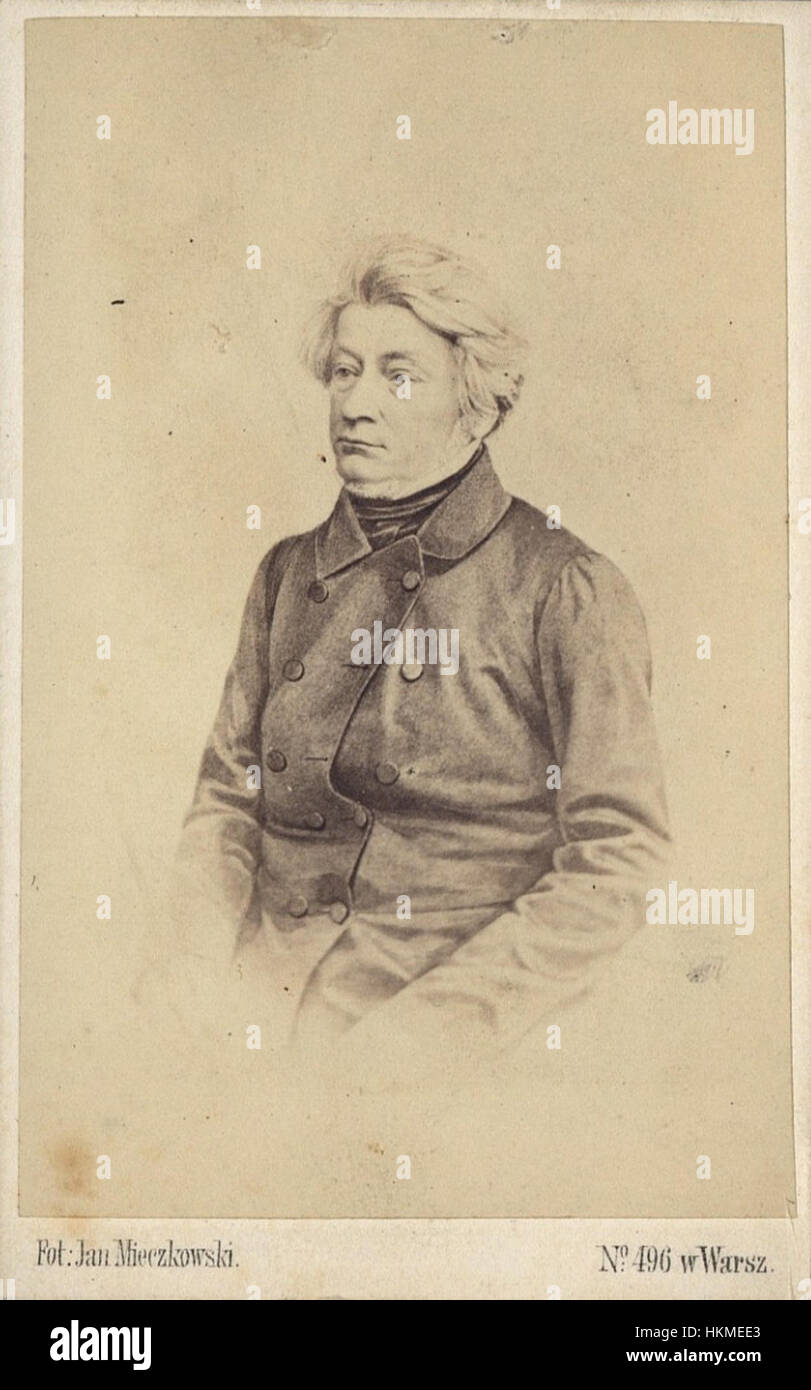 This portrait of Adam Mickiewicz, painted by Jan Mieczkowski, depicts ...