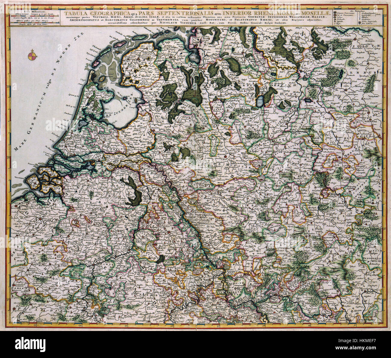 This historical map by Atlas Van der Hagen, dating from the 17th ...