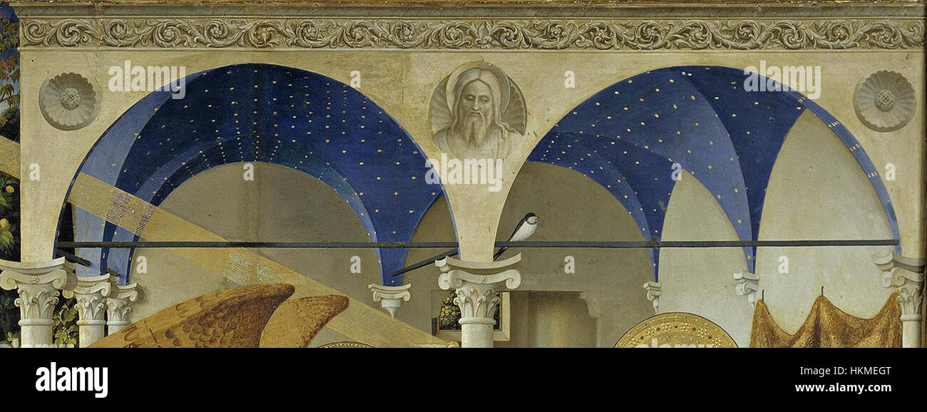 This detail of architecture from the works of Fra Angelico shows his ...