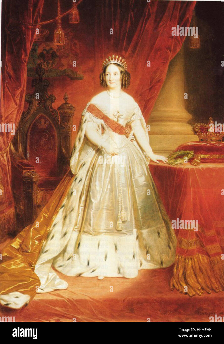 A portrait of Anna Pavlovna, created by Nikolas Pinesman, capturing her ...