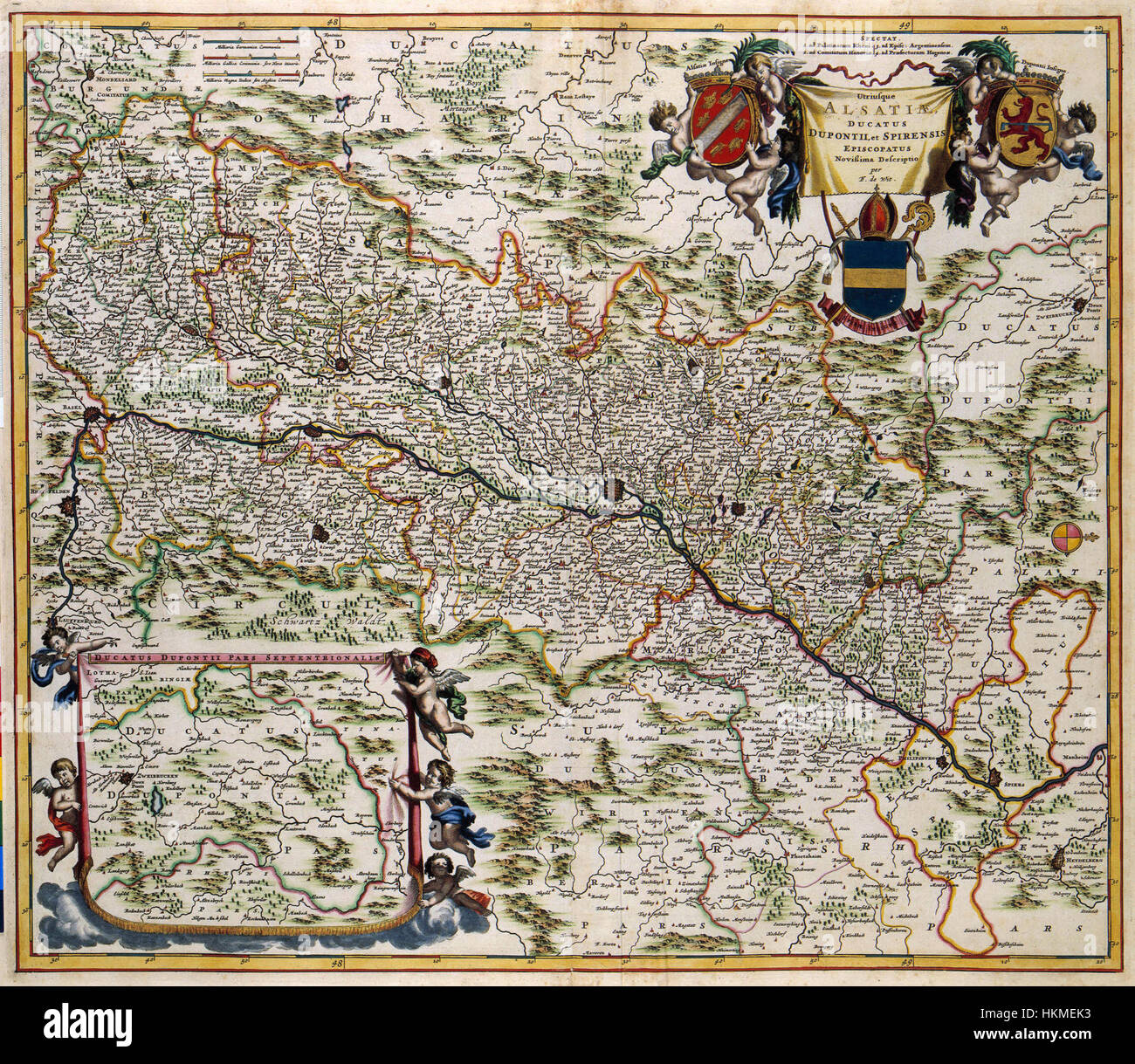 Alsace map hi-res stock photography and images - Alamy