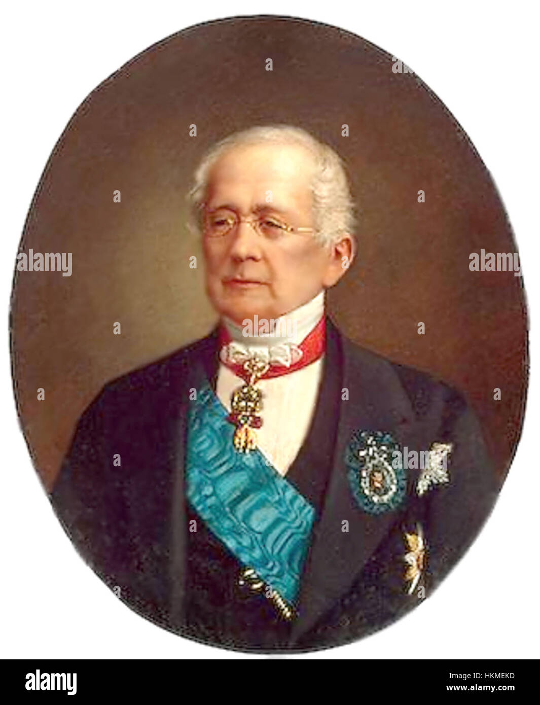 This portrait of Alexander Mikhailovich Gorchakov, a prominent Russian ...