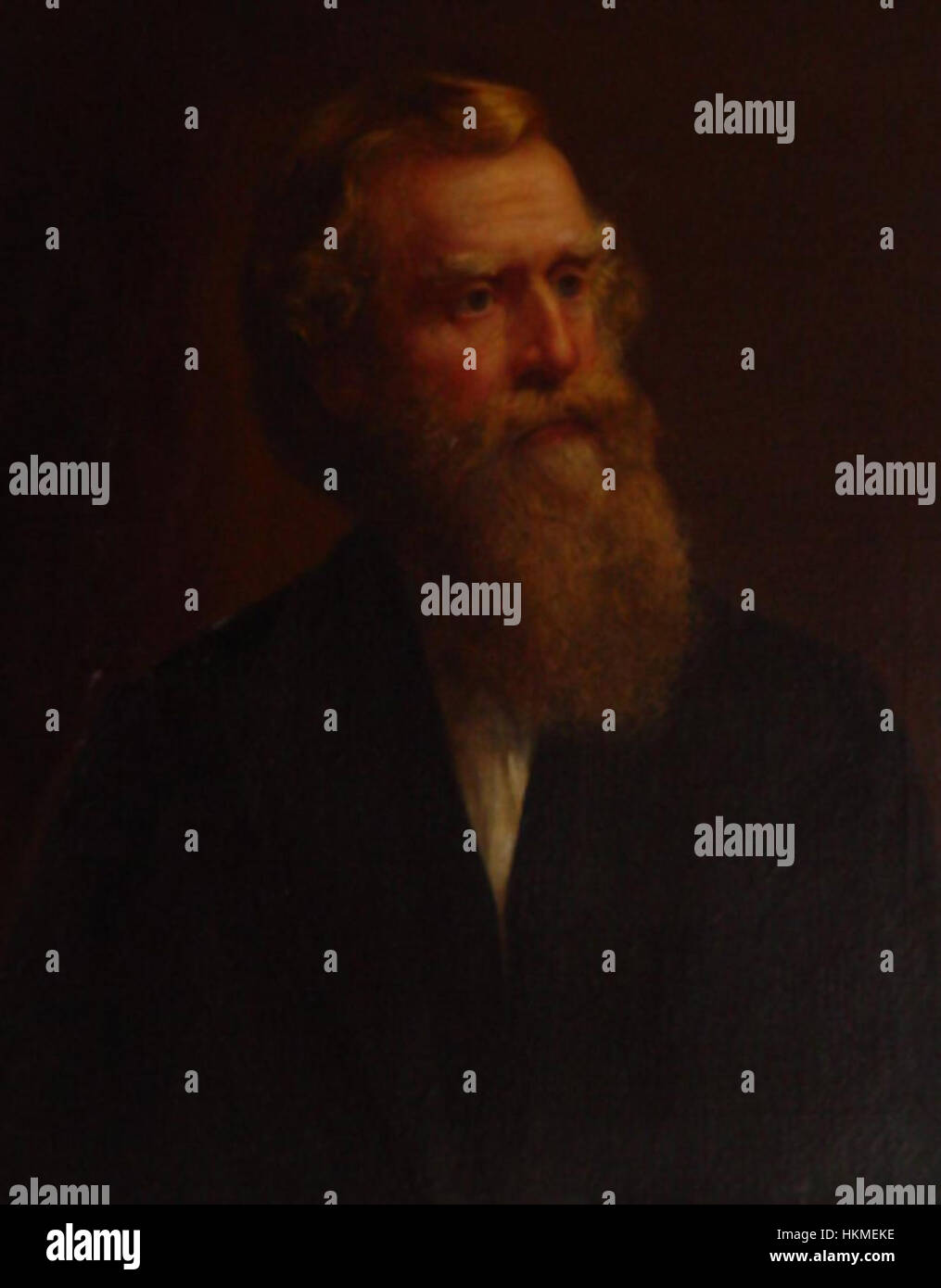 The painting 'Charles Anderson at Statehouse' captures a significant ...