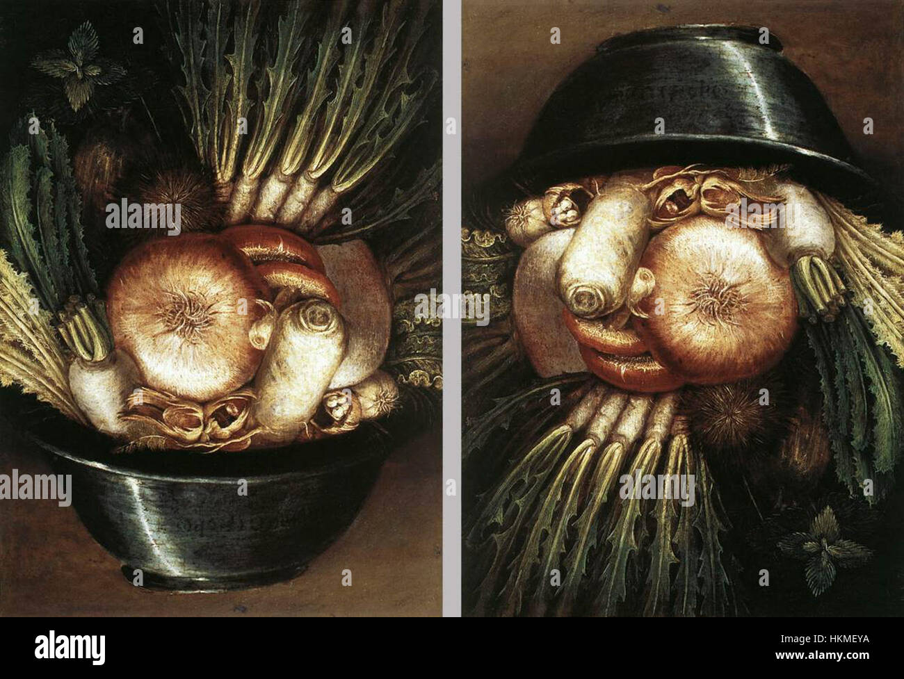 Giuseppe Arcimboldo’s *Vegetables in a Bowl* (also known as *The ...