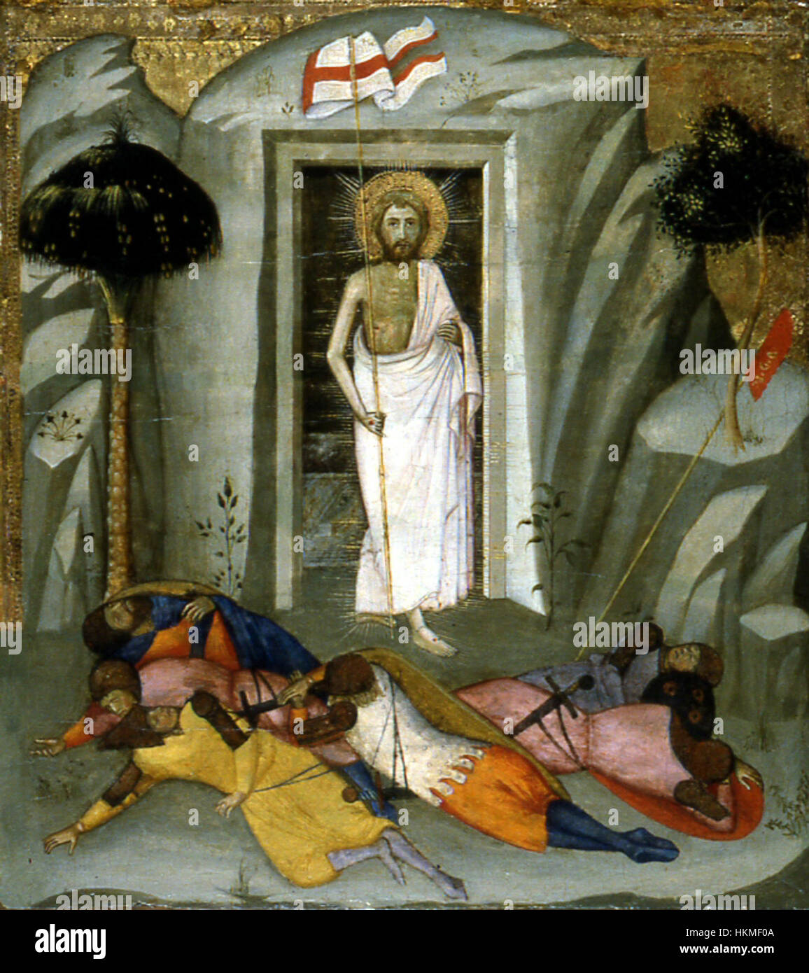 'The Resurrection' by Andrea di Bartolo is an early Renaissance ...