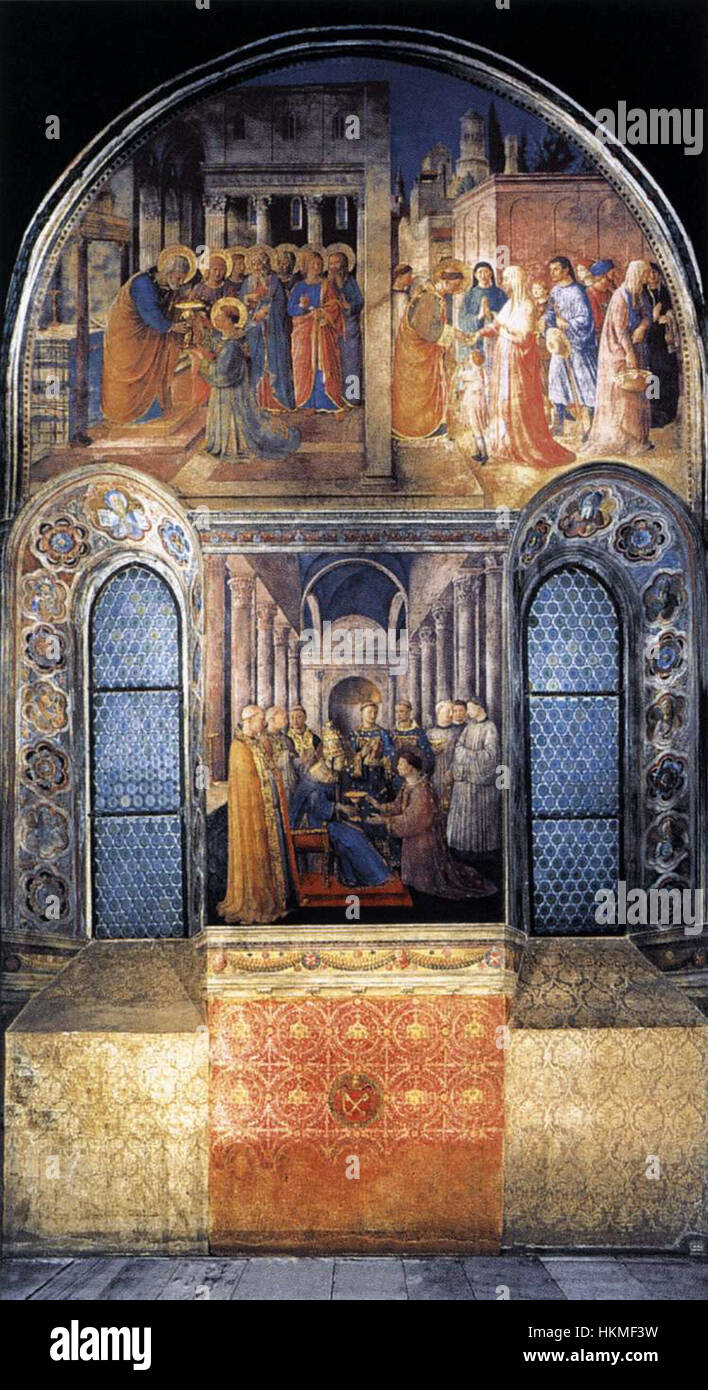 This painting by Fra Angelico, part of the renowned collection of ...