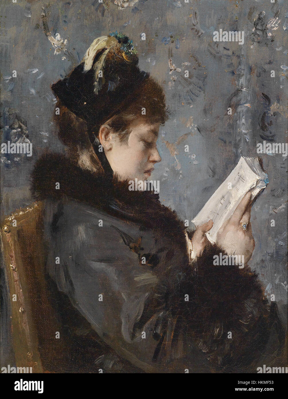 Lesende dame hi-res stock photography and images - Alamy