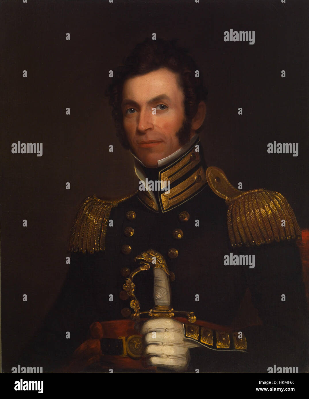 This portrait by Alfred Jacob Miller depicts Colonel Alexander Smith ...