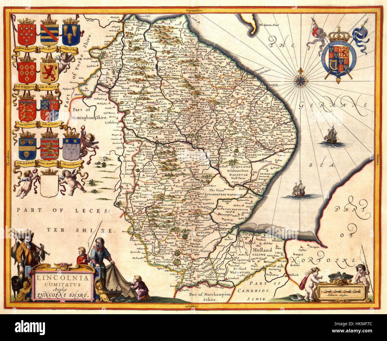 1600s map england hi-res stock photography and images - Alamy