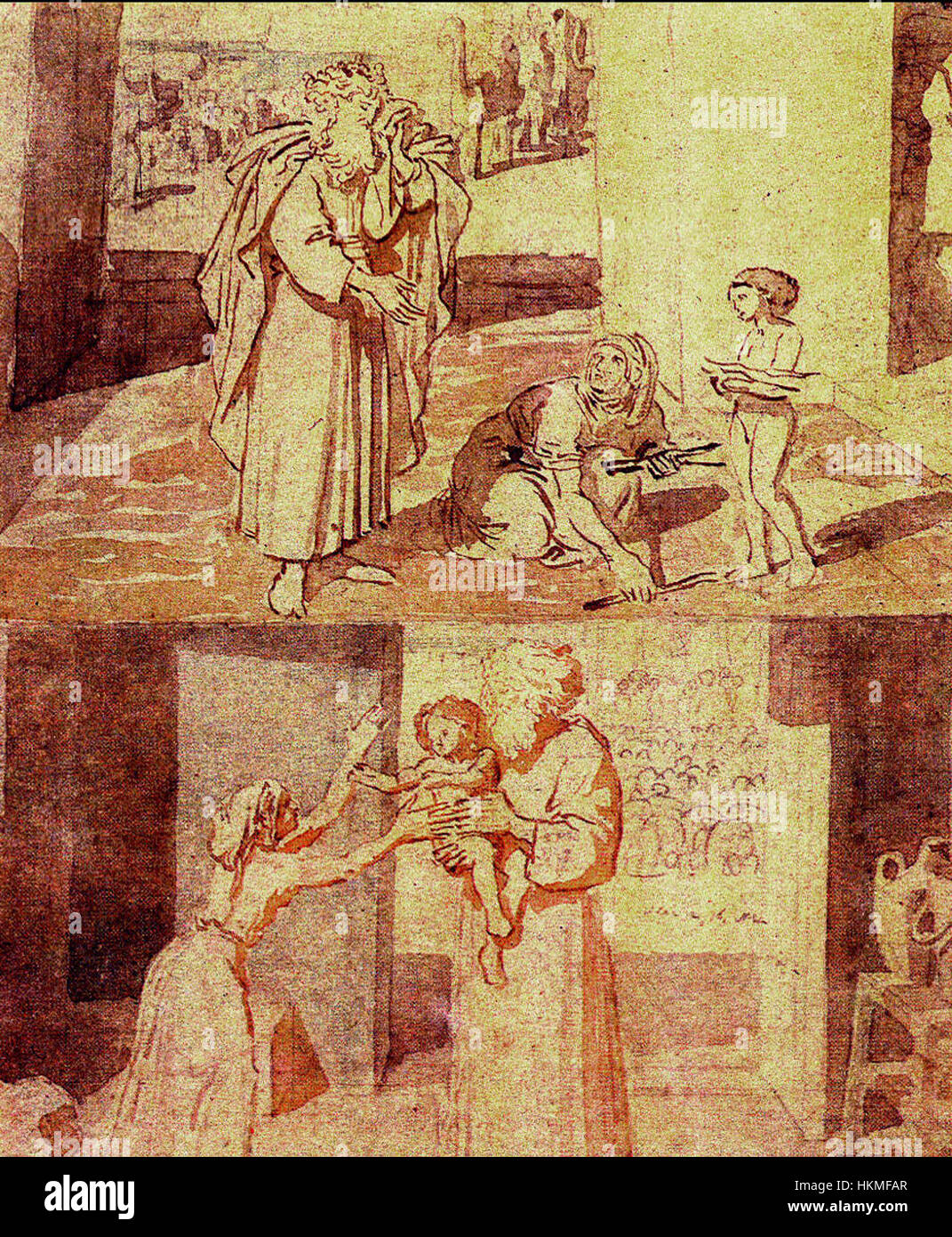 This painting, attributed to Alexandr Ivanov, showcases his classical ...