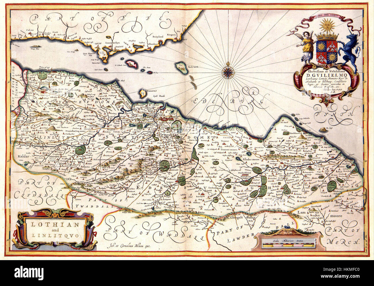 This map from the Atlas Van der Hagen series features detailed ...