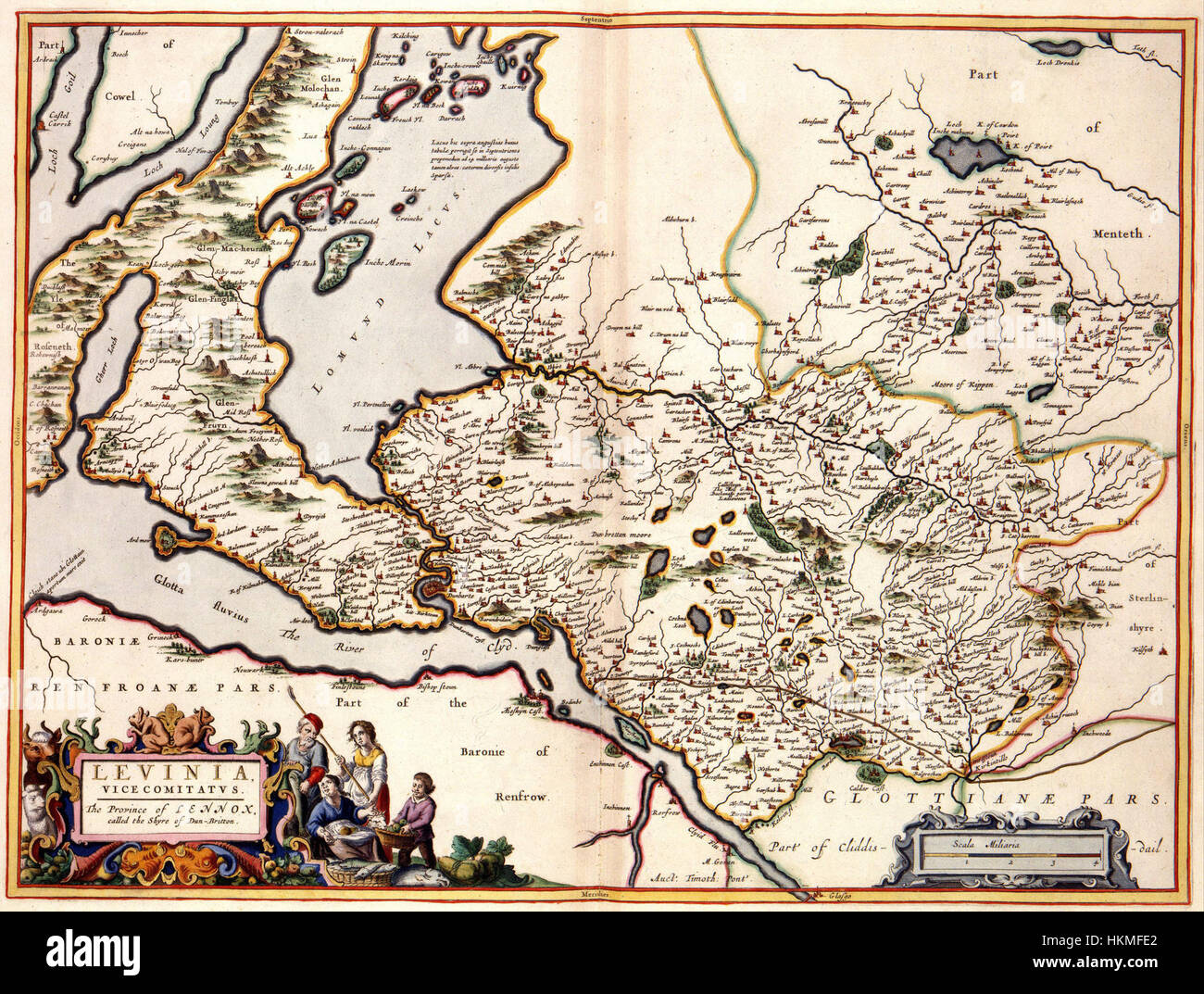 Lennox map hi-res stock photography and images - Alamy