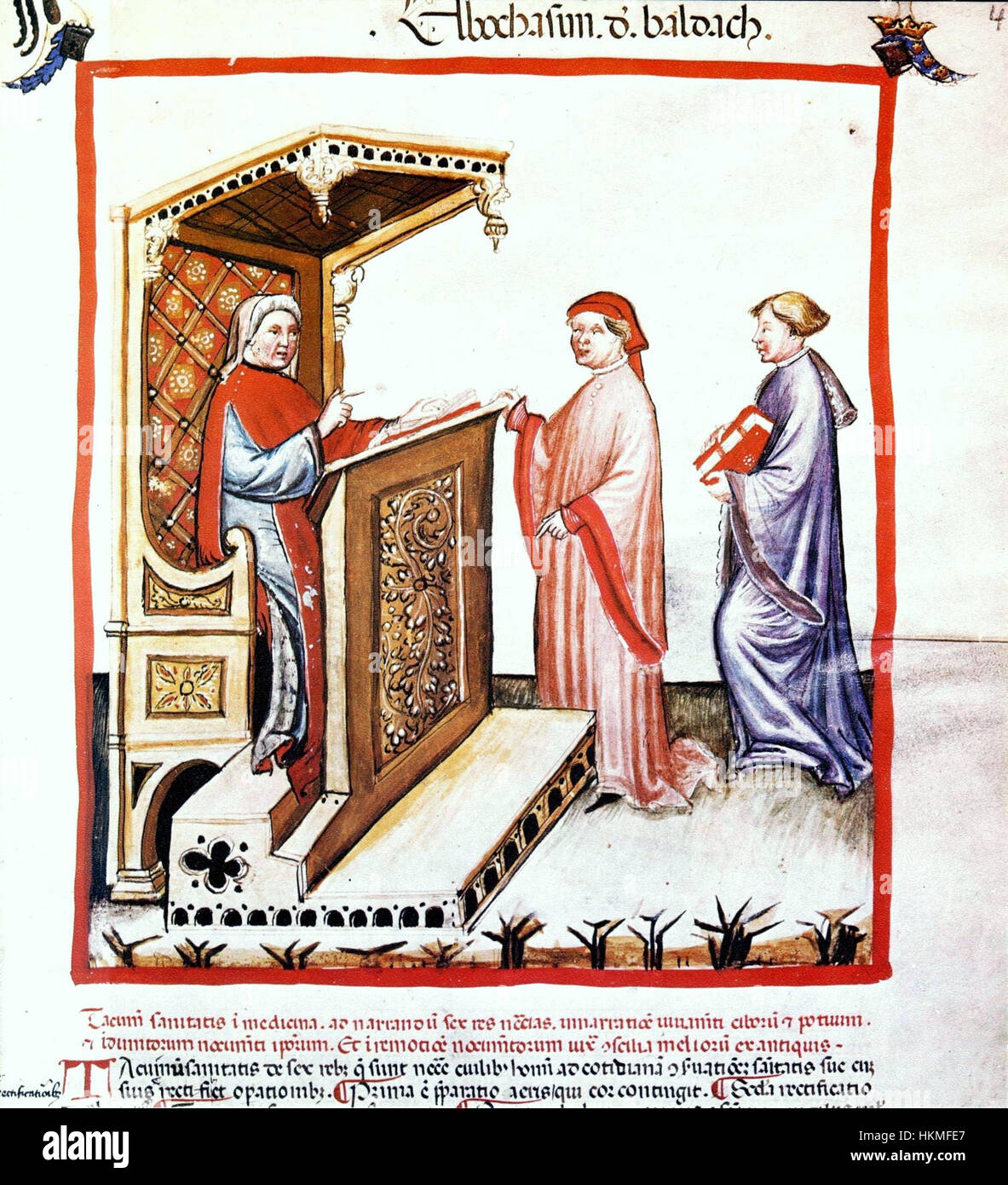 The self-portrait of Ibn Botlan, an important medieval scholar ...