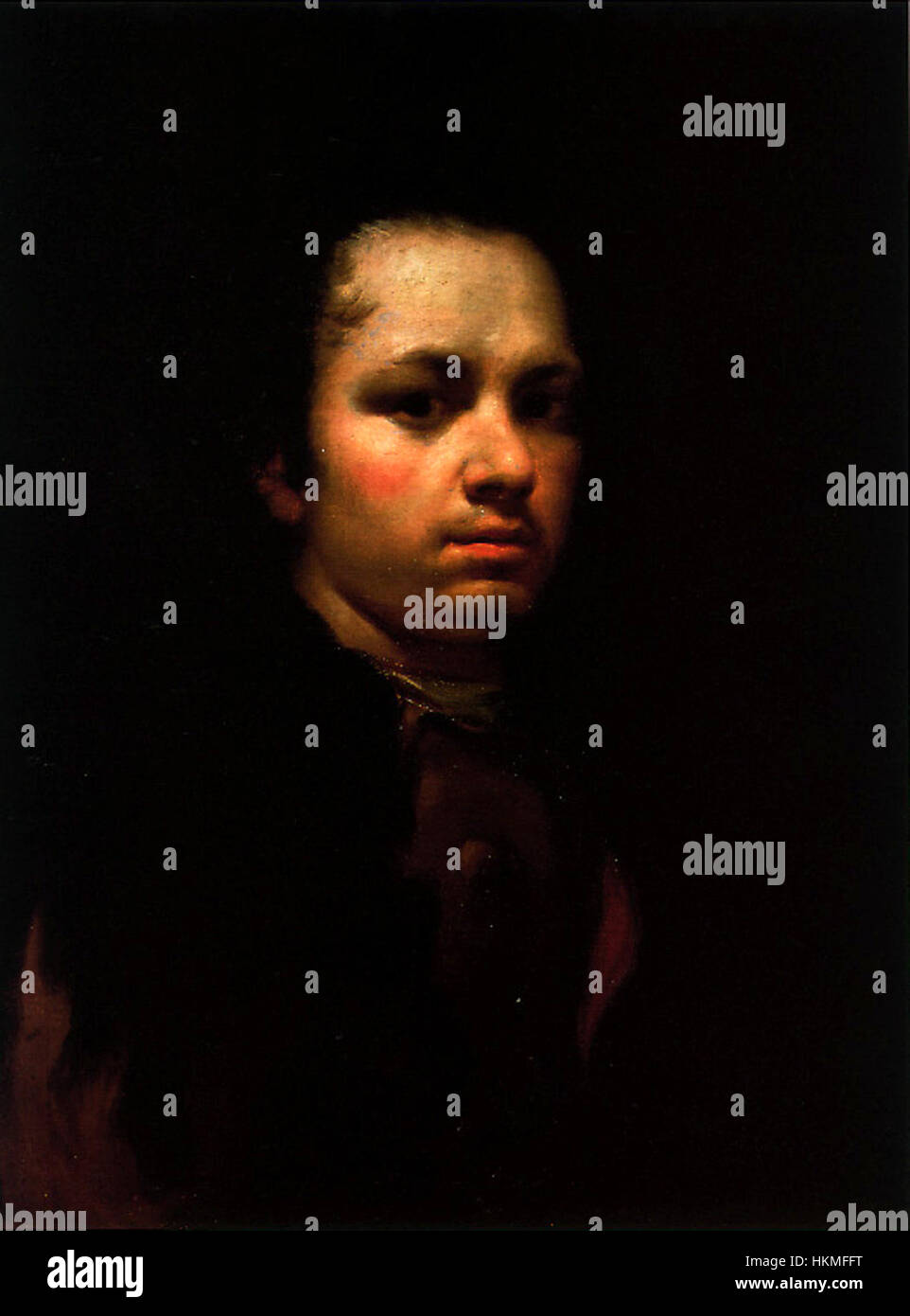 This self-portrait by Francisco Goya, painted between 1771 and 1775 ...