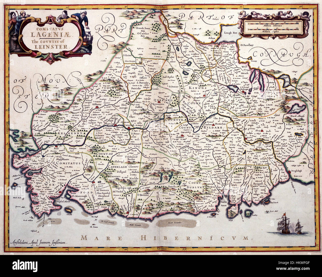 This map illustration titled 'Atlas Van der Hagen' represents the ...