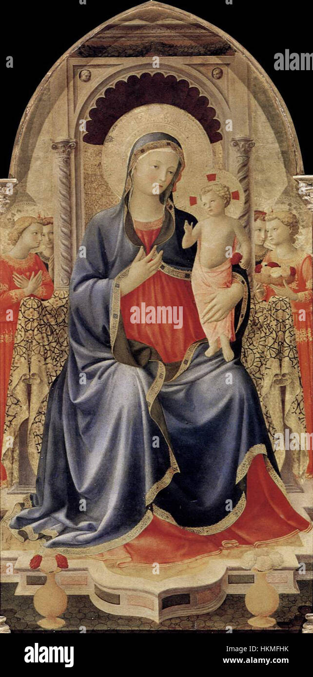 This piece is part of the *Cortona Polyptych* by Fra Angelico, an early ...