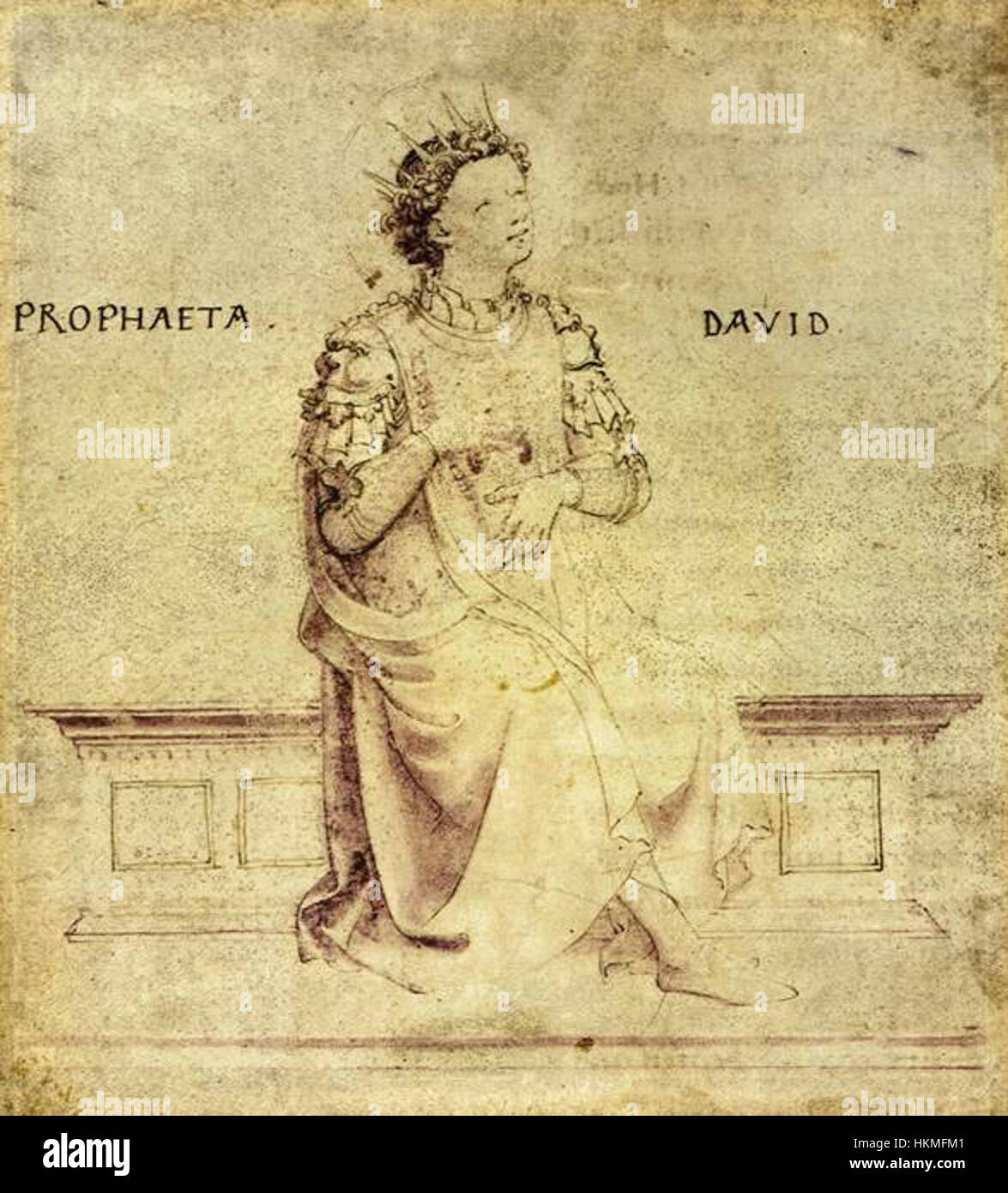 'David on a Psalter' by Fra Angelico is an artwork that illustrates the ...