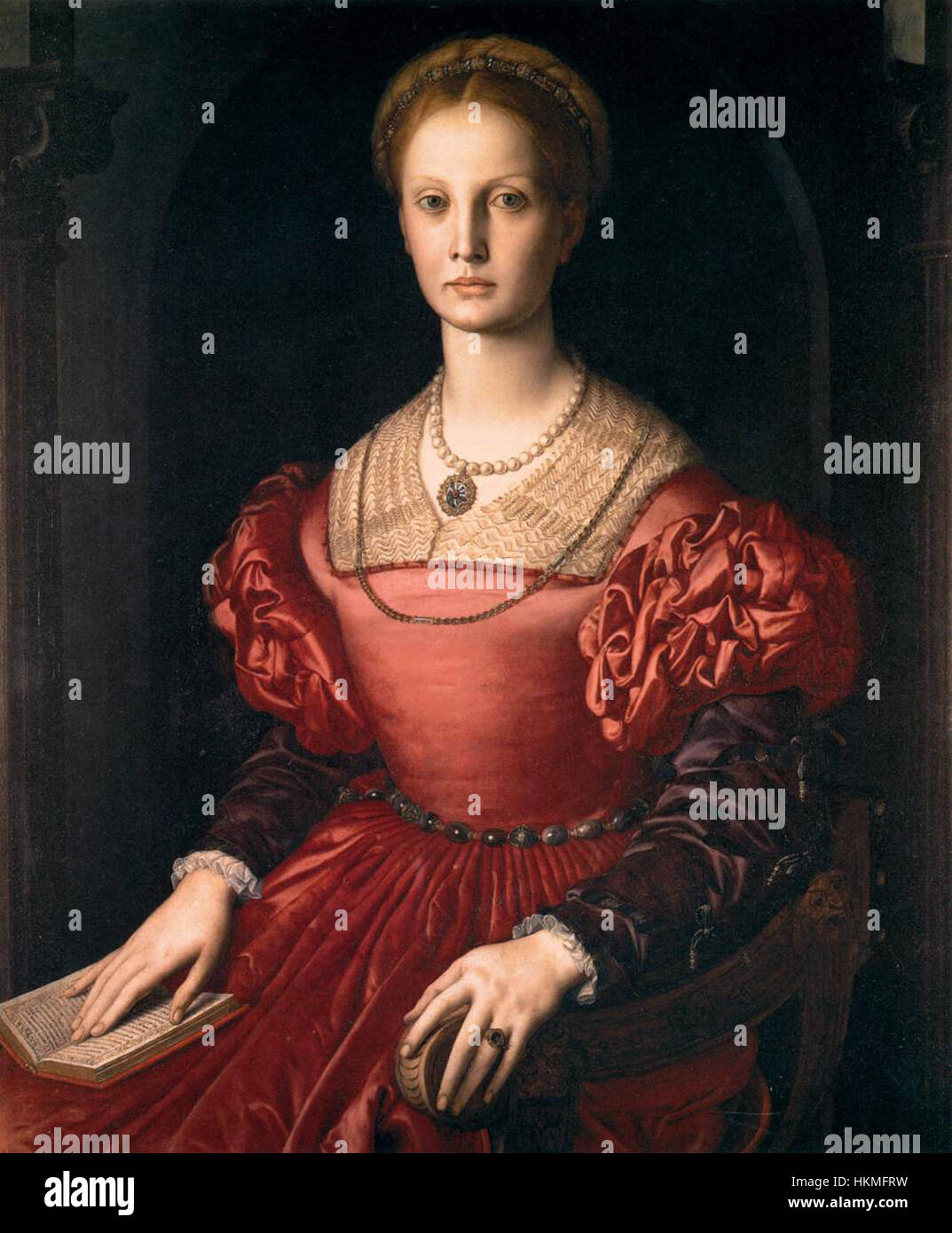 Bronzino portrait lucrezia hi-res stock photography and images - Alamy