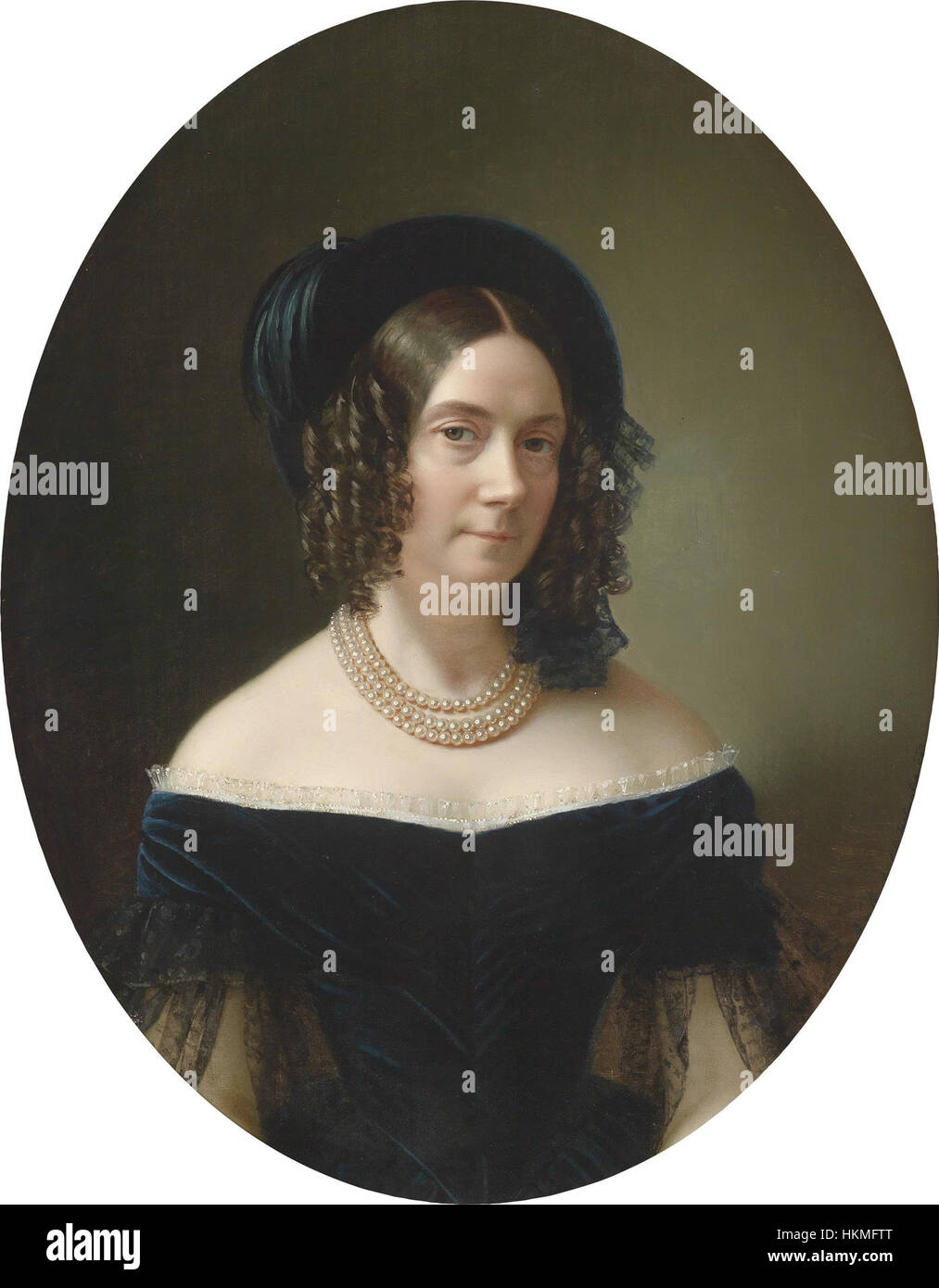 This 1843 portrait by Anton Einsle depicts Archduchess Dorothea of ...