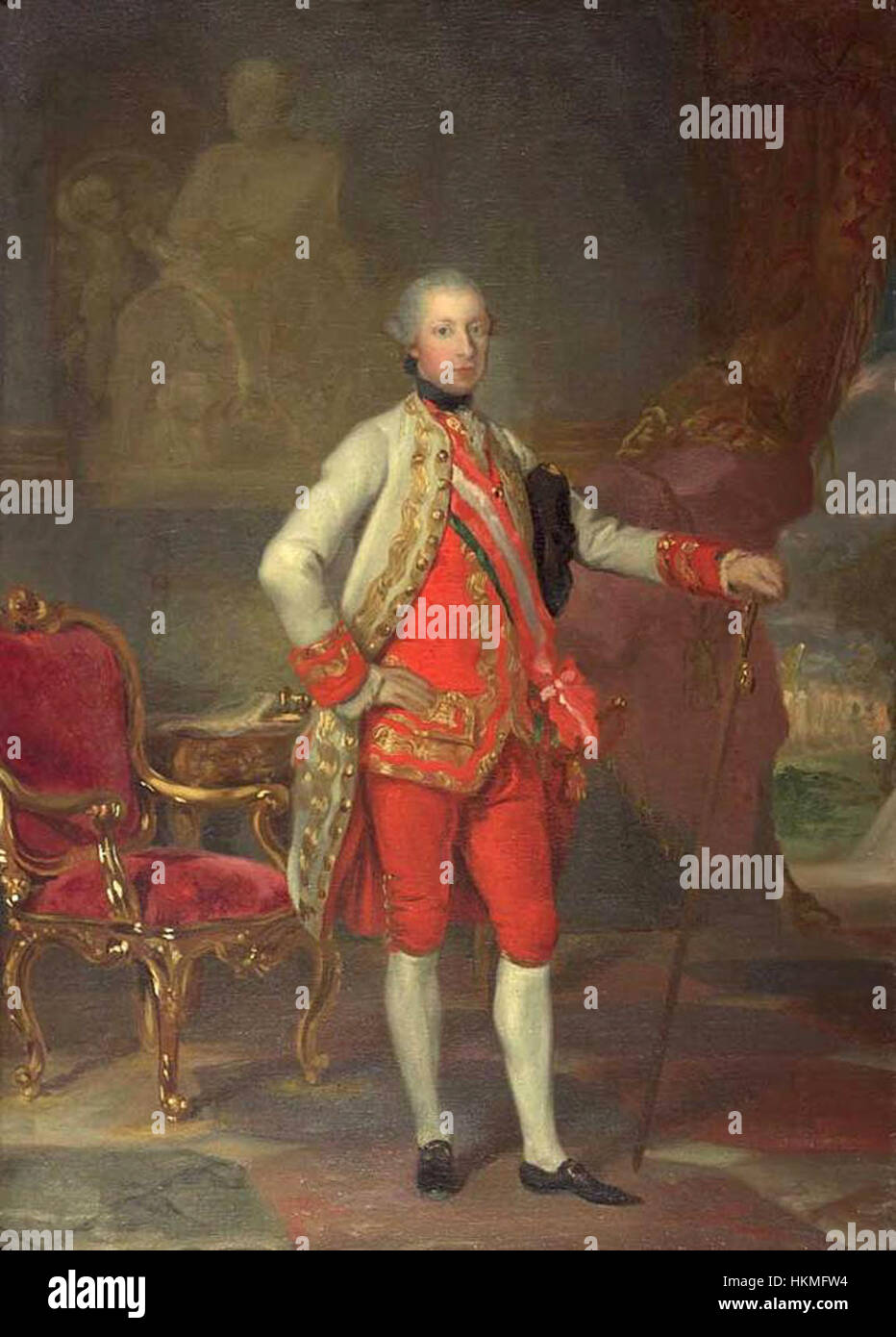 Anton von Maron’s portrait of Emperor Joseph II depicts the Holy Roman ...