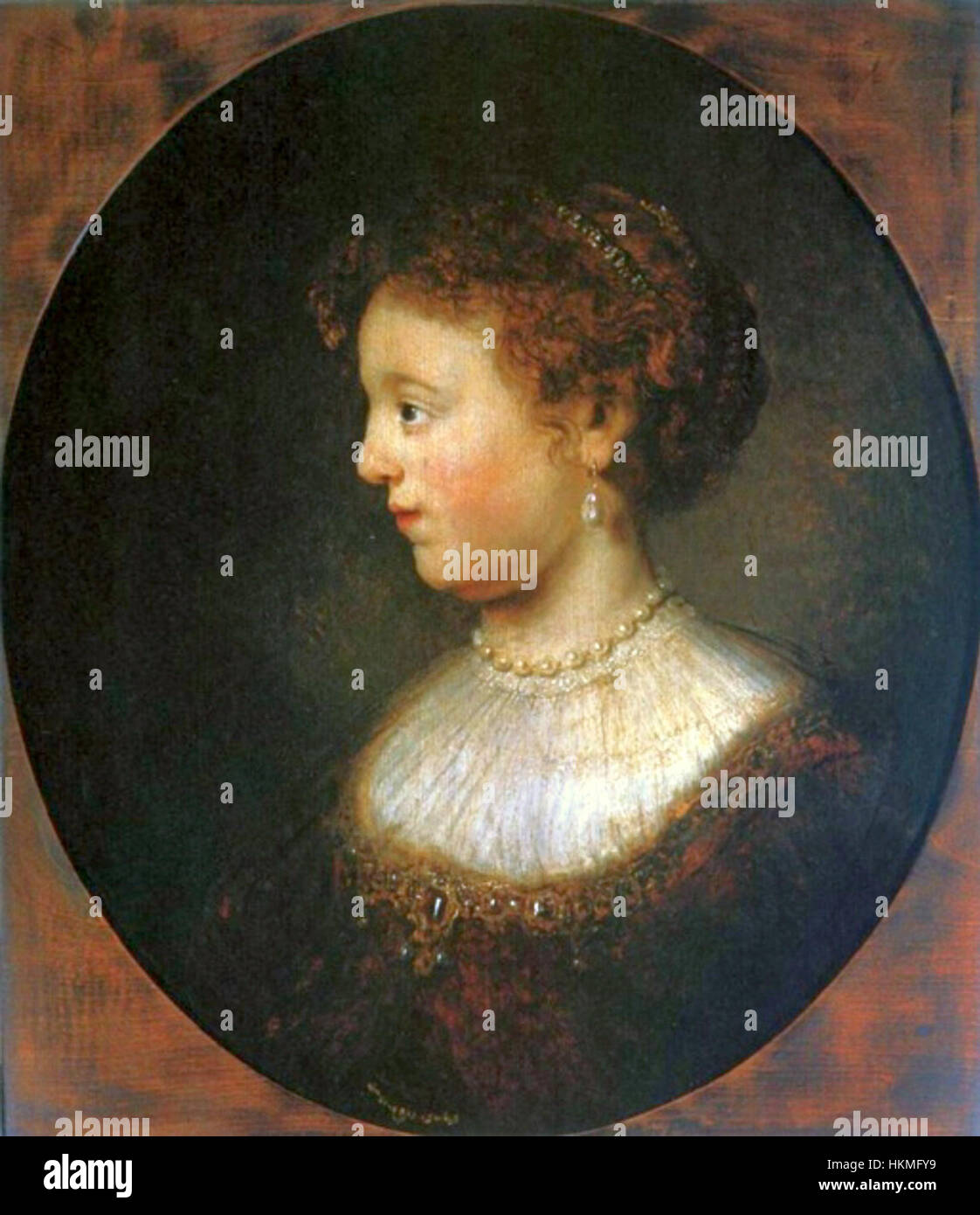 Baroque style portrait woman hi-res stock photography and images - Alamy