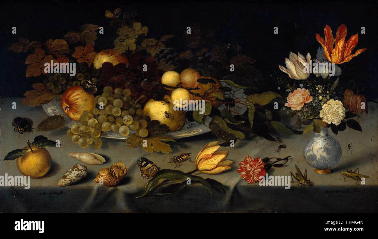 Balthasar van der Ast - Flowers and Fruit - WGA1040 Stock Photo - Alamy