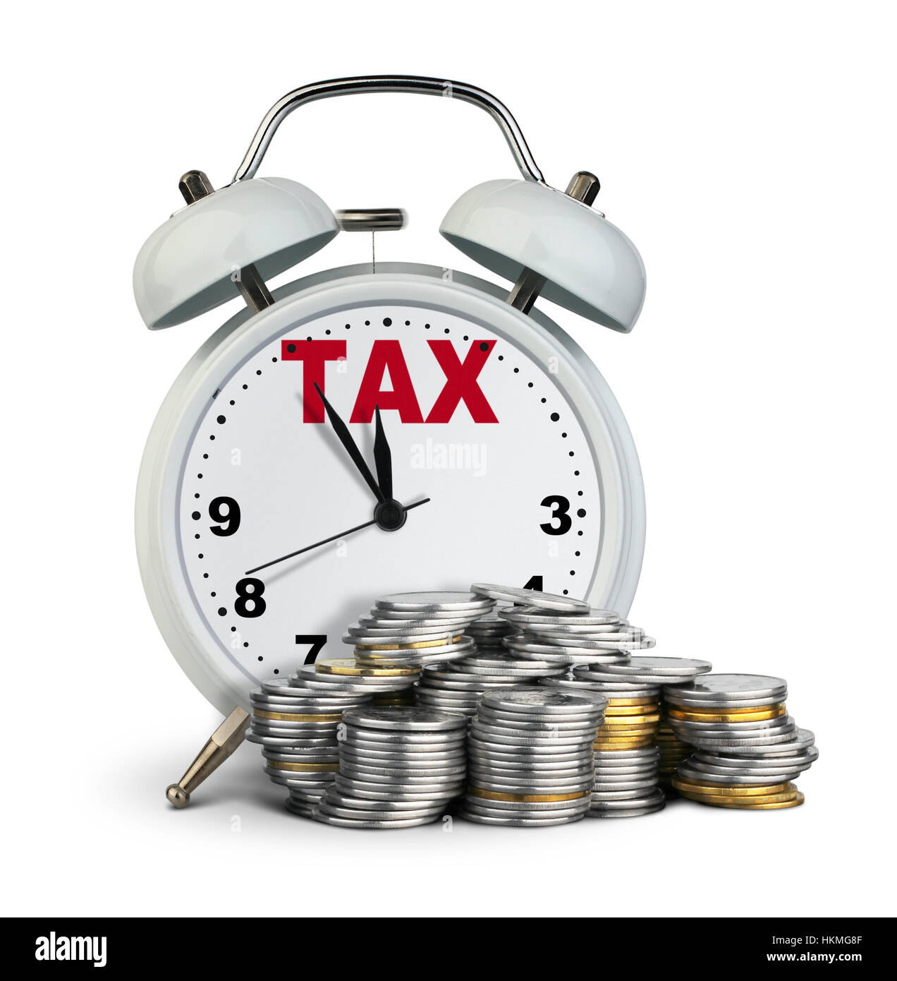 Time concept clock hour Cut Out Stock Images & Pictures - Alamy