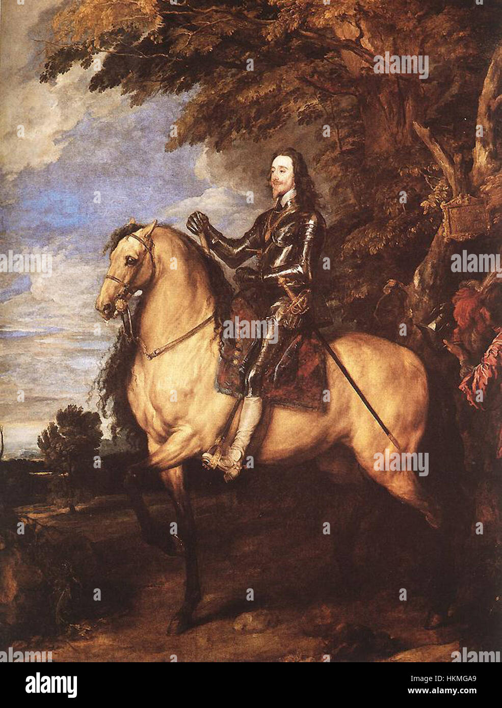 This iconic portrait of King Charles I of England, painted by Anthony ...