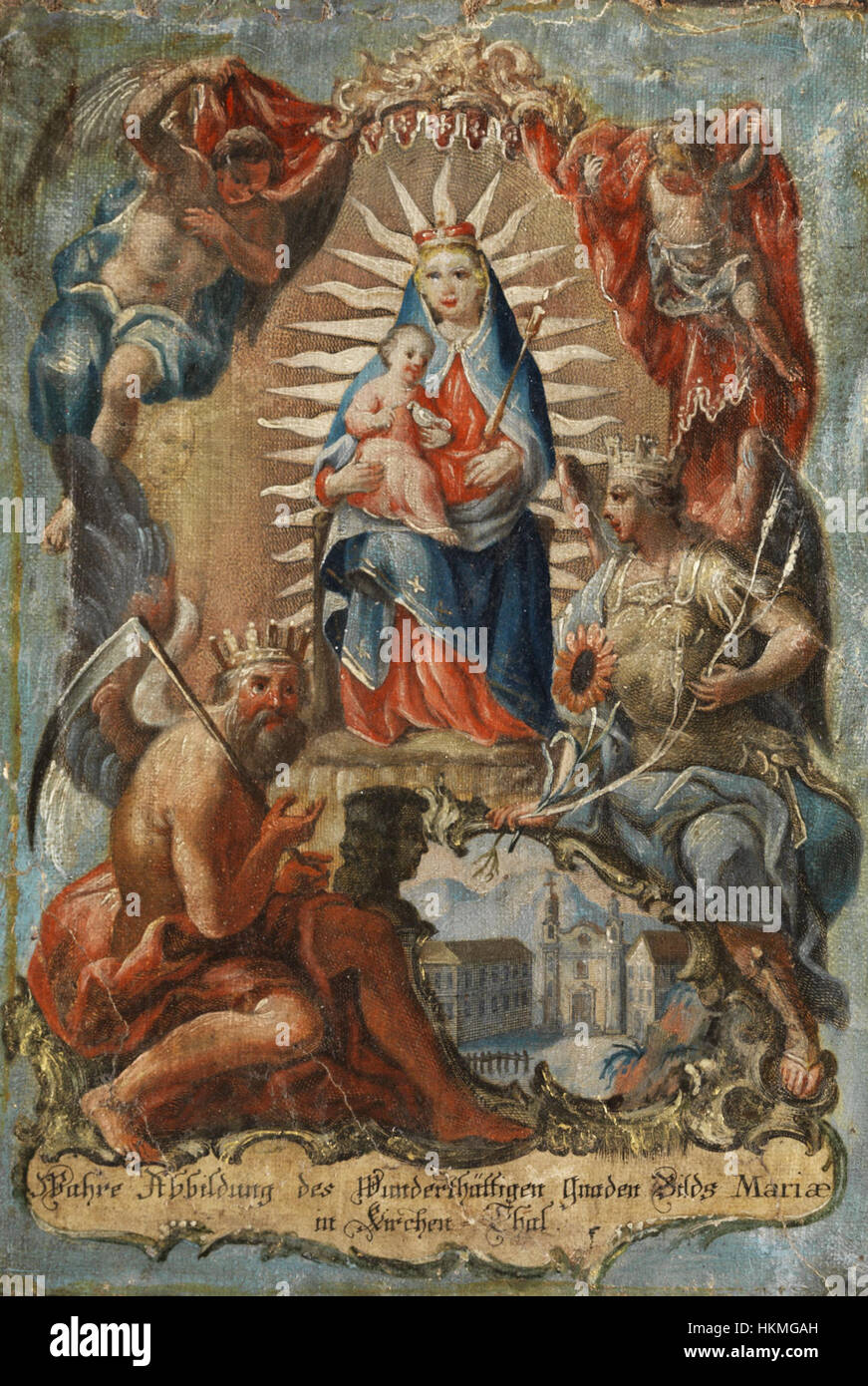 18th century devotional painting hi-res stock photography and images ...