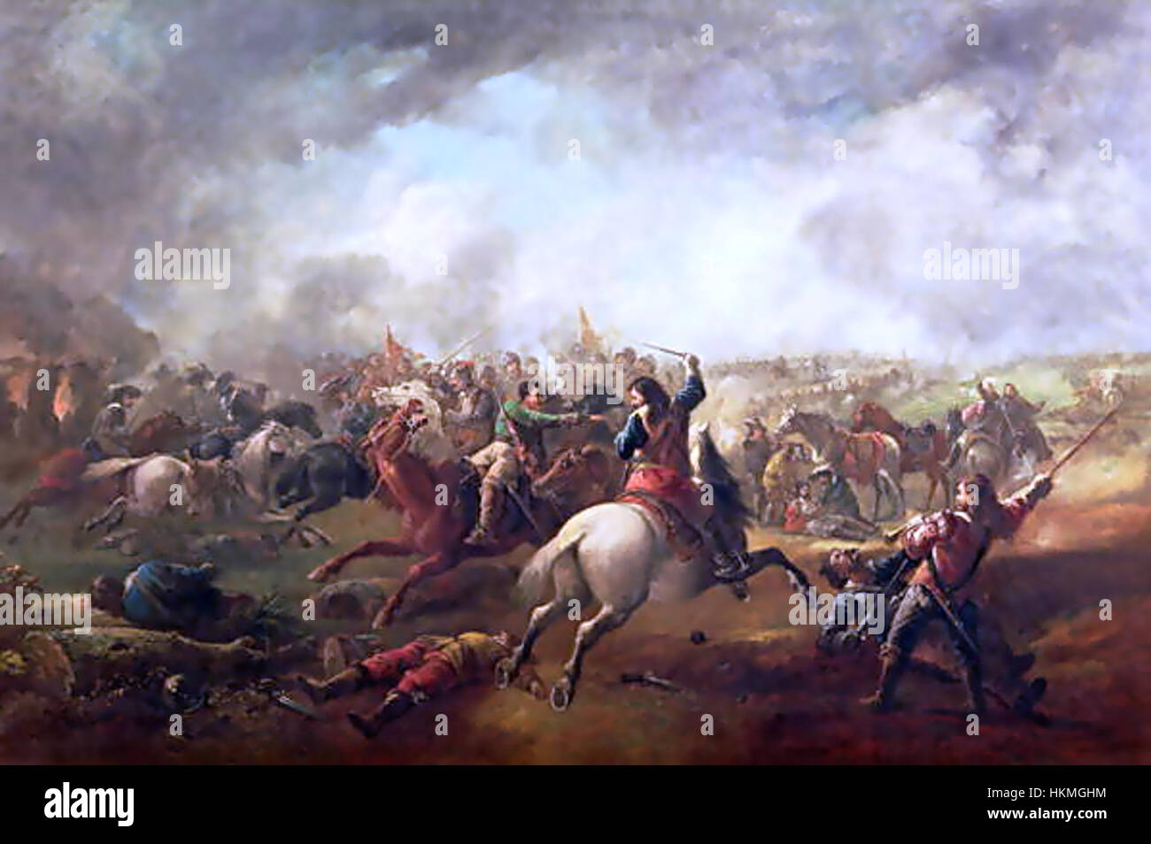 Battle of marston moor painting hi-res stock photography and images - Alamy