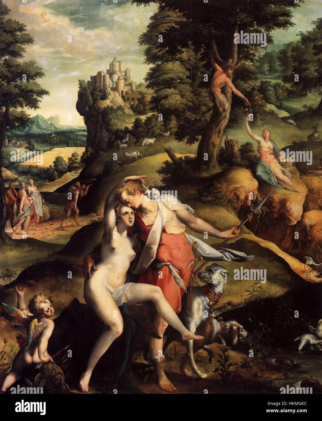 Bartholomeus Spranger's work, identified as piece 025, showcases his ...