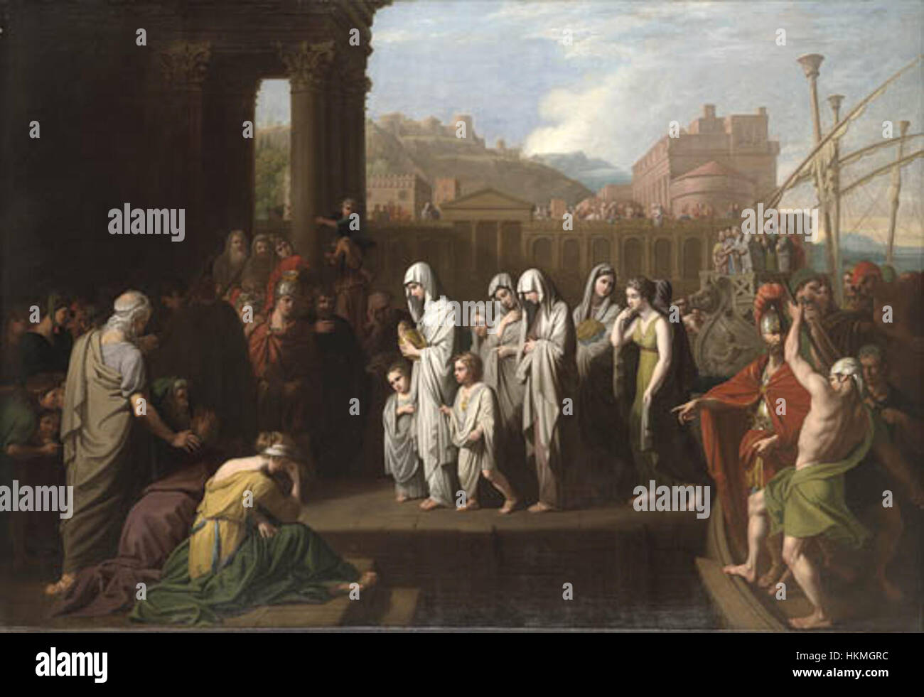 Benjamin West's work captures historical scenes with great precision ...