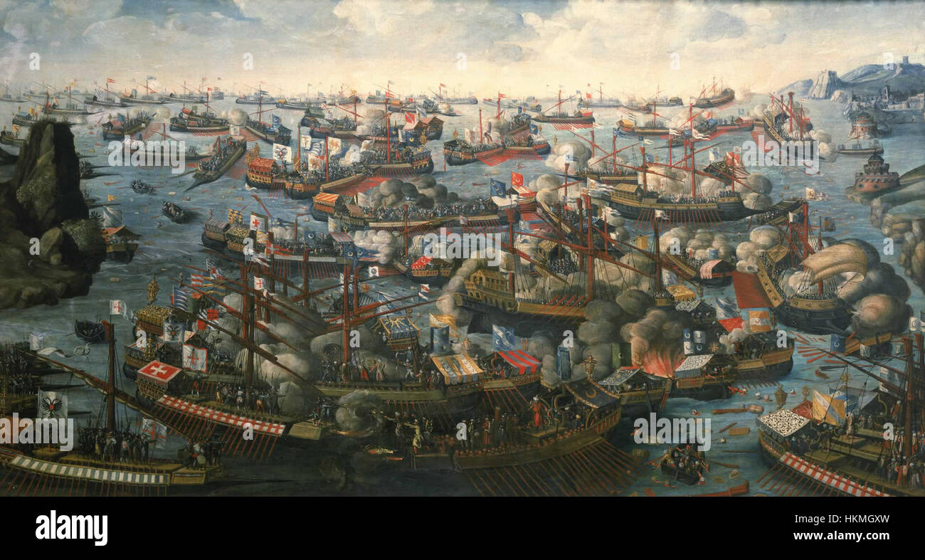Battle lepanto painting hi-res stock photography and images - Alamy