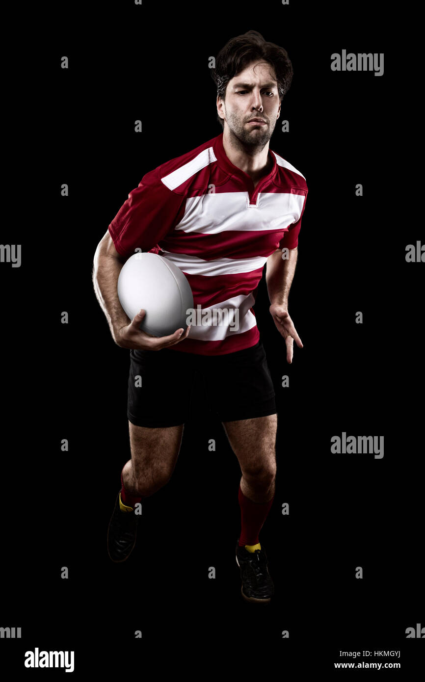 Male rugby player running hi-res stock photography and images - Alamy