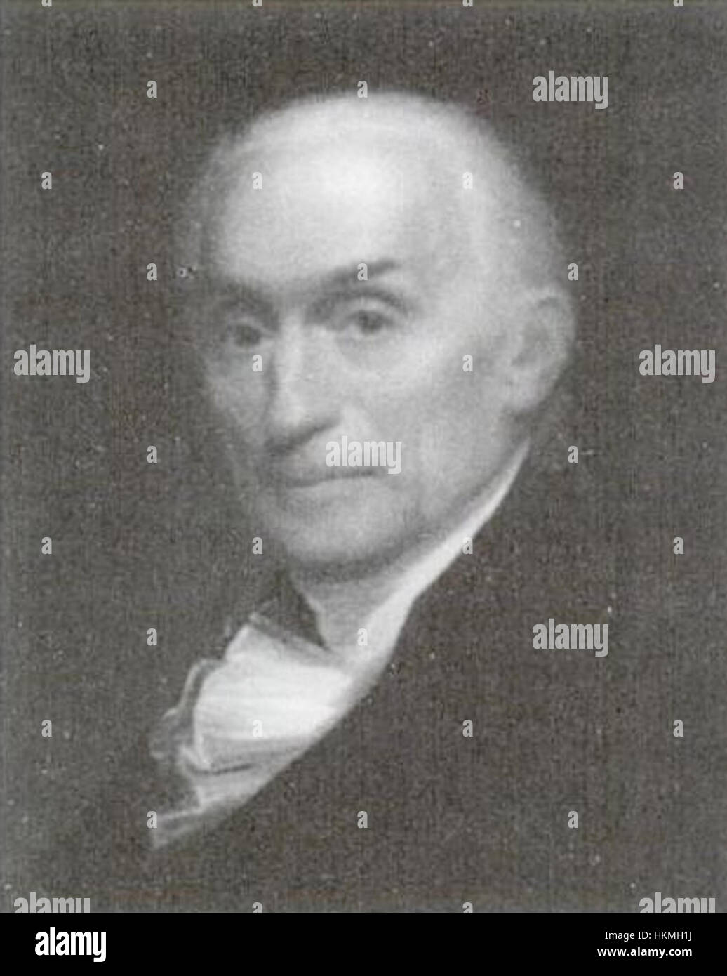 The portrait of Benjamin Vaughan by Thomas Badger, housed in the ...