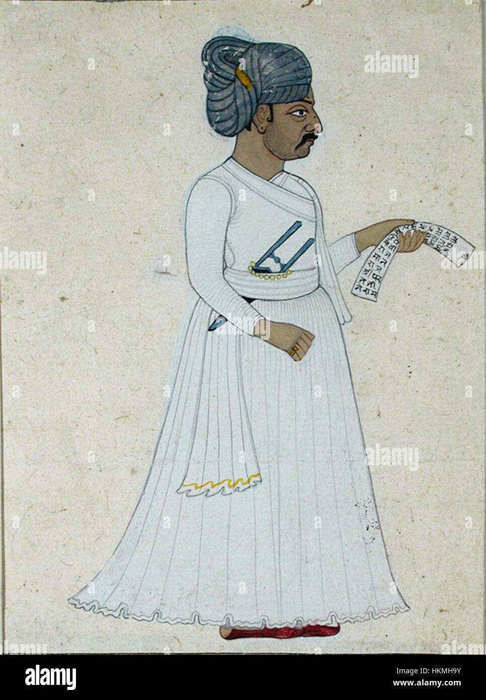 Man with scroll hi-res stock photography and images - Alamy