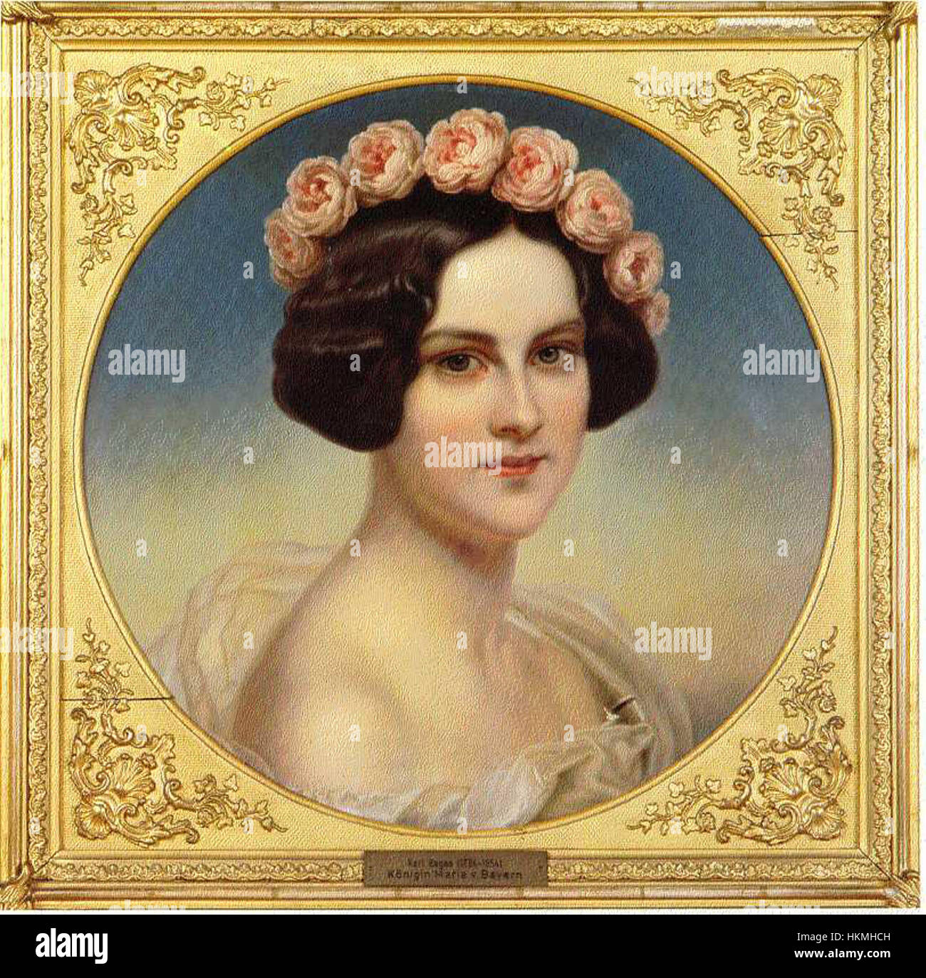 Carl Joseph Begas' portrait of Marie von Preussen from 1842 captures ...