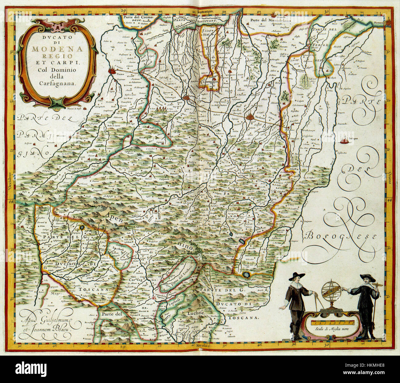 This historical map by Atlas Van der Hagen shows the territories of ...