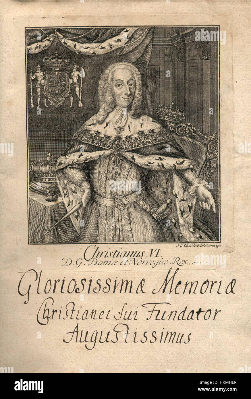 This painting portrays King Christian VI of Denmark and Norway, known ...